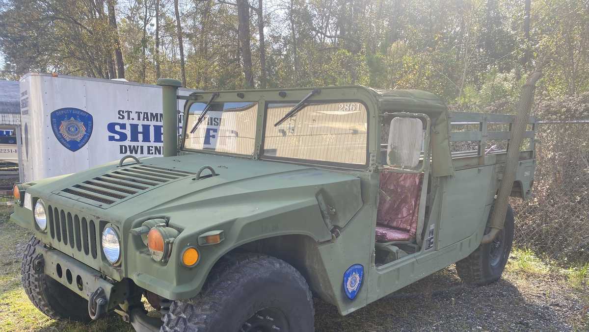 St. Tammany man accused steal sheriff hummer outsisde jail