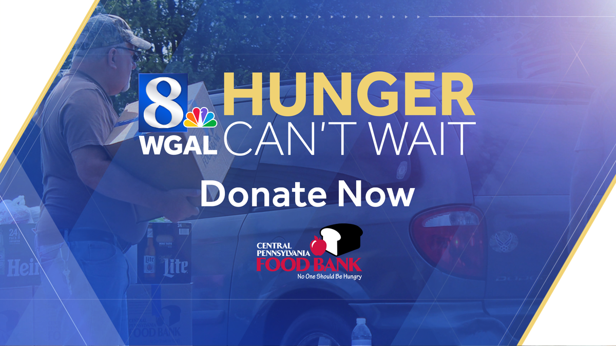WGAL, Central Pennsylvania Food Bank team up for 'Hunger Can't Wait' drive