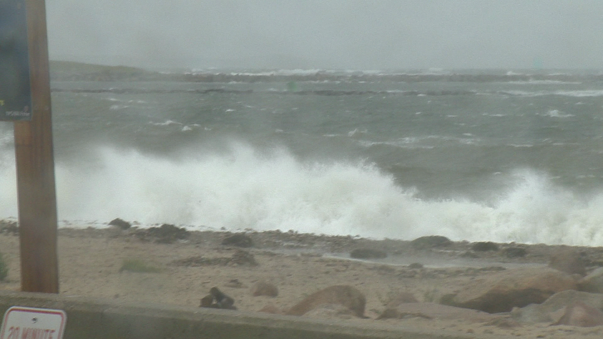 Cape Cod beaches feel power of Hurricane Dorian