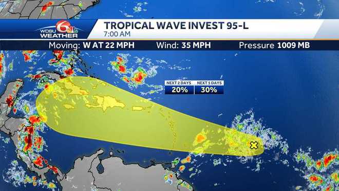 TROPICS: Two areas for possible development in the Atlantic