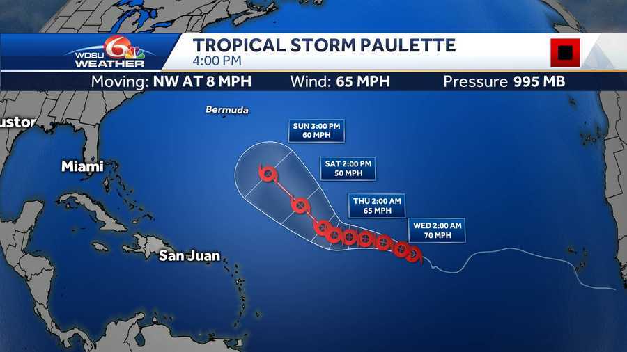 Two tropical storms, two areas of interest in active Atlantic