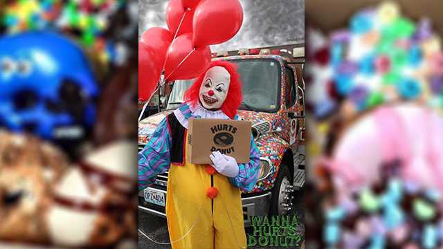 Hurts Donut brings back scary clown delivery promotion