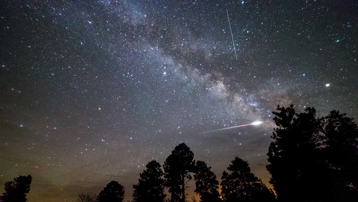 Stargazers can watch for a meteor shower coming from Halley's Comet ...