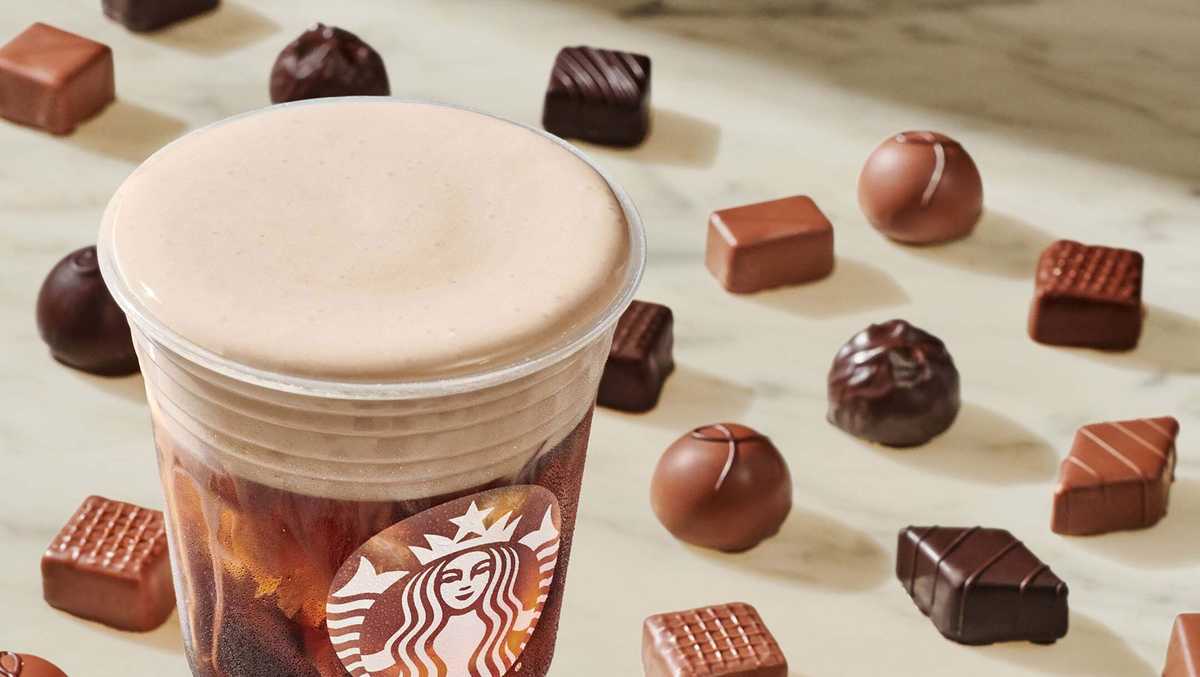 Starbucks is selling a new chocolate-flavored coffee