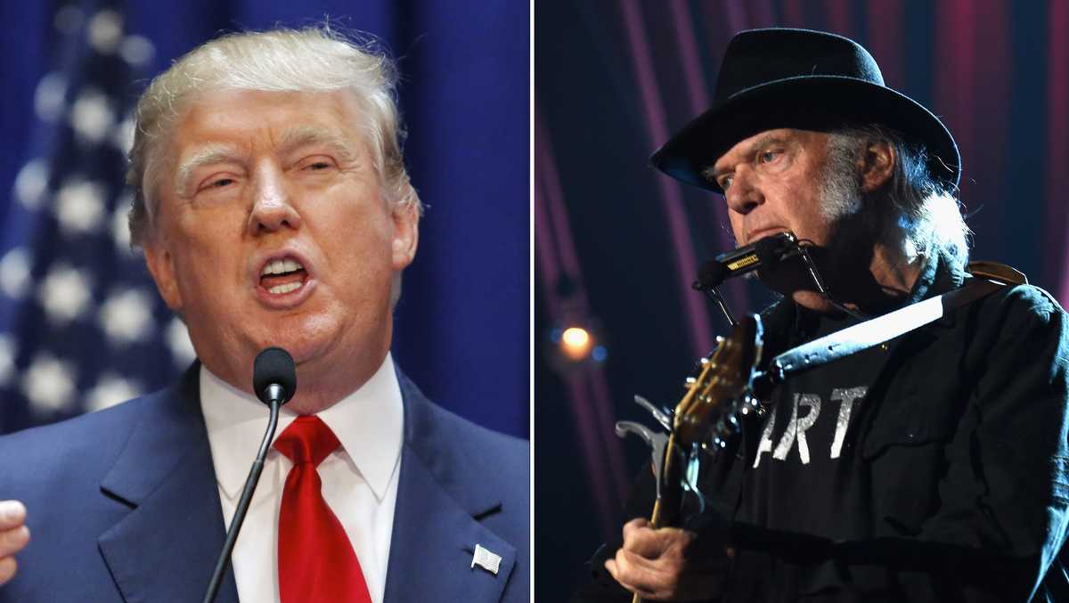 Neil Young says he's 'not OK' with President Trump playing his music at ...