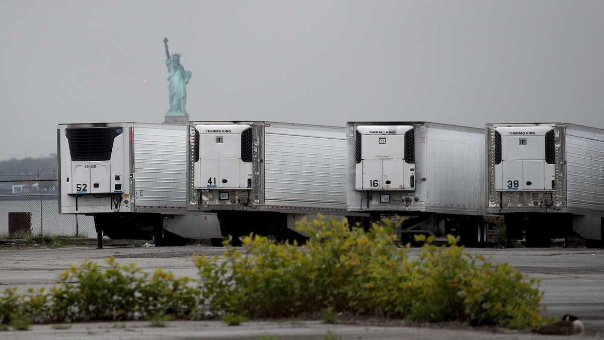 Bodies of COVID-19 victims are still being stored in refrigerated ...