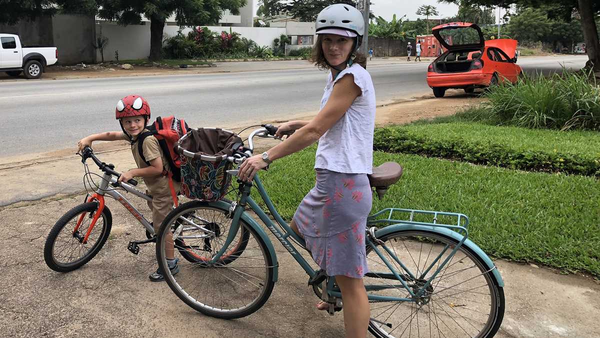 She left the dangers of Ukraine only to be killed riding a bike close ...