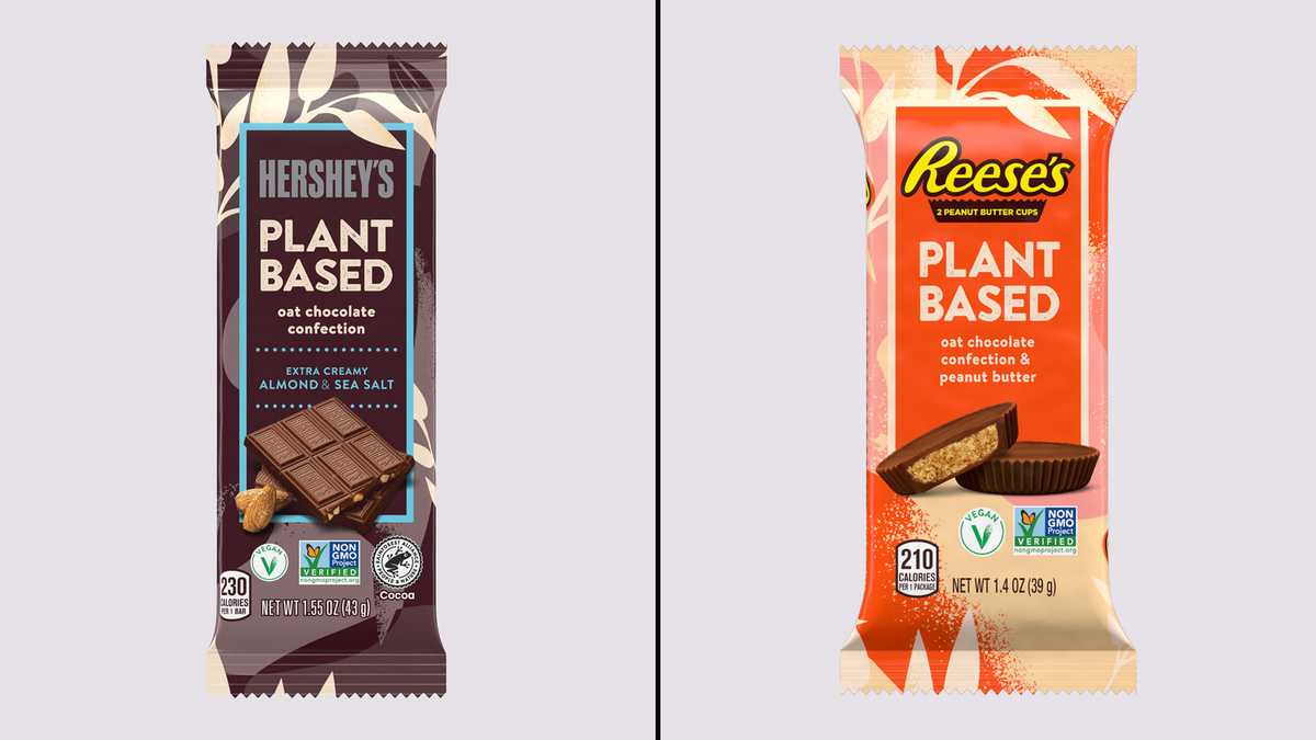 Hershey unveils vegan Reese's and chocolate almond bar. Here's when you ...