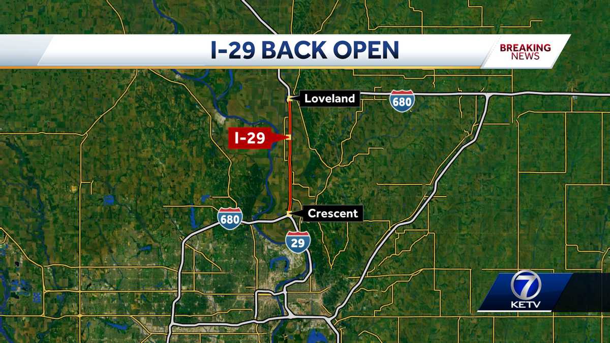 I-29 reopens both directions, IDOT says