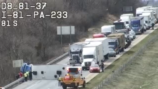 I-81 crash: Northbound lanes reopen in Cumberland County