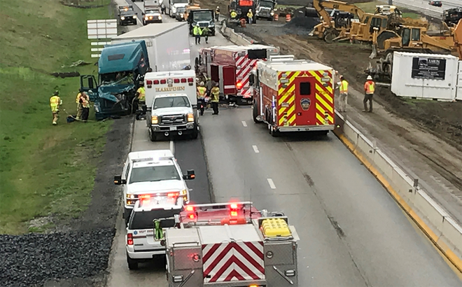 UPDATE - I-81 reopens after crash