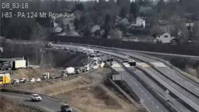 UPDATE: I-83 in York County reopens after crash