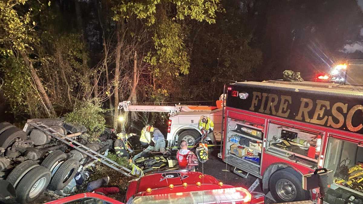 South Carolina I-85 crash photos show extent of scene