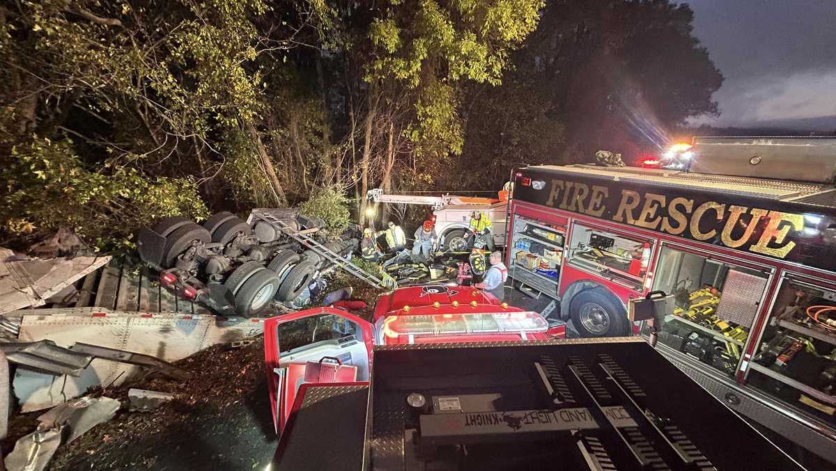 South Carolina: Traffic backs up for miles on I-85 after crash