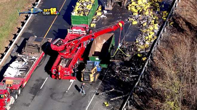 Fiery Fatal Crash Shuts Down I 95 In Harford County