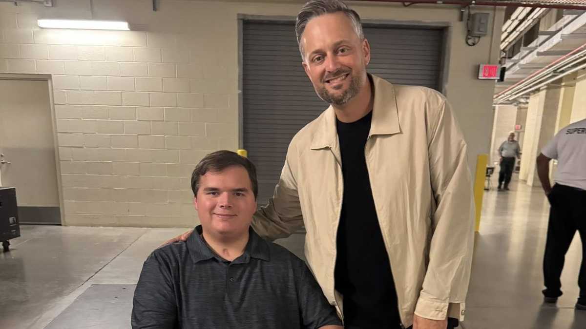 Nick Wilt, officer hurt in Louisville bank shooting, meets comedian ...