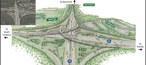 I-16 widening and I-16/I-95 improvement projects moving forward