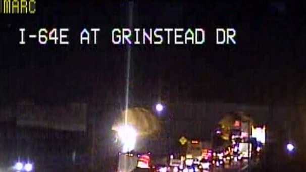 Crashes on I-64 East near Cochran Hill tunnel snarl early morning traffic