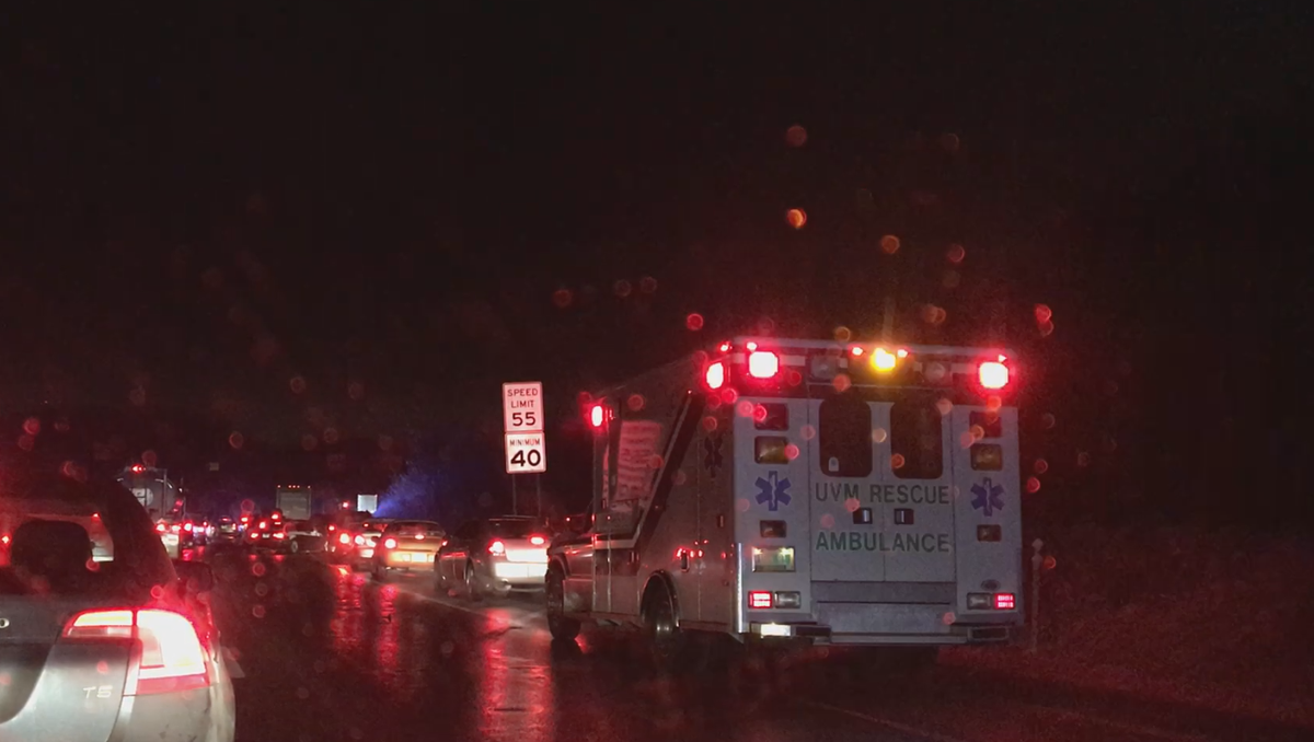 I-89 northbound reopens in South Burlington after multiple crashes