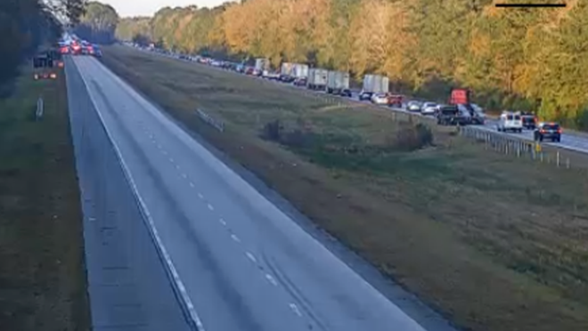 I-95 shut down near Georgia-South Carolina state line