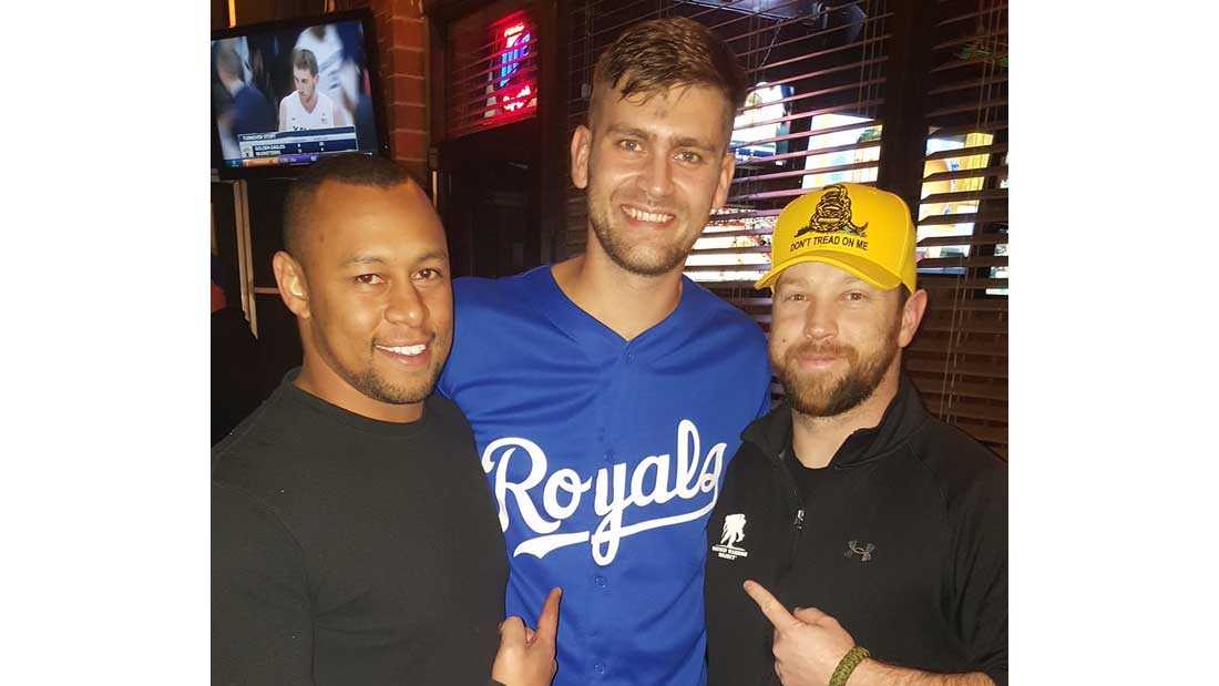 Ian Grillot returns to Olathe bar week after shooting