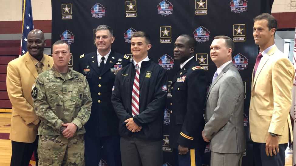 Iannone Honored as U.S. Army-Pro Football Hall of Fame Award for ...