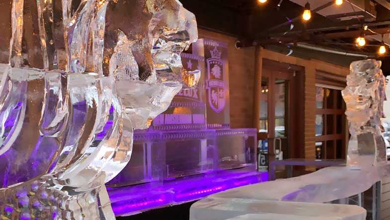 Check out the ice bars in the Historic Third Ward