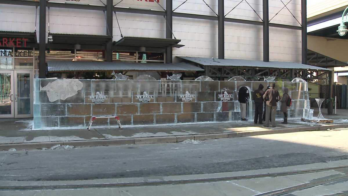 Photos: Finally, it's cold enough for the ice bars!