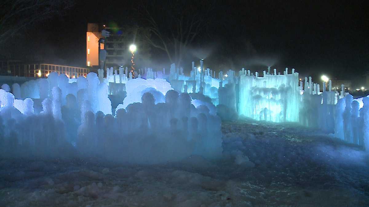 Photos: Behind the scenes of the Lake Geneva Ice Castles