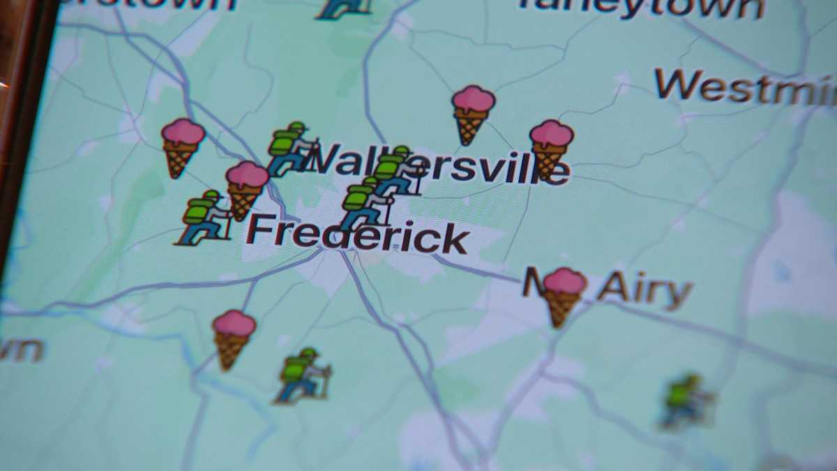 Get the scoop: Find ice cream parlors, hiking trails in new app