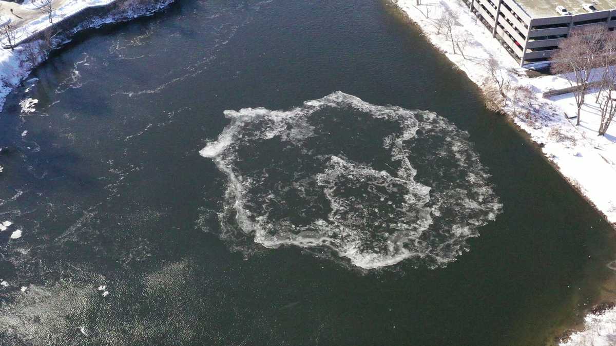 Could it be? Another ice disk appears to be forming in Westbrook