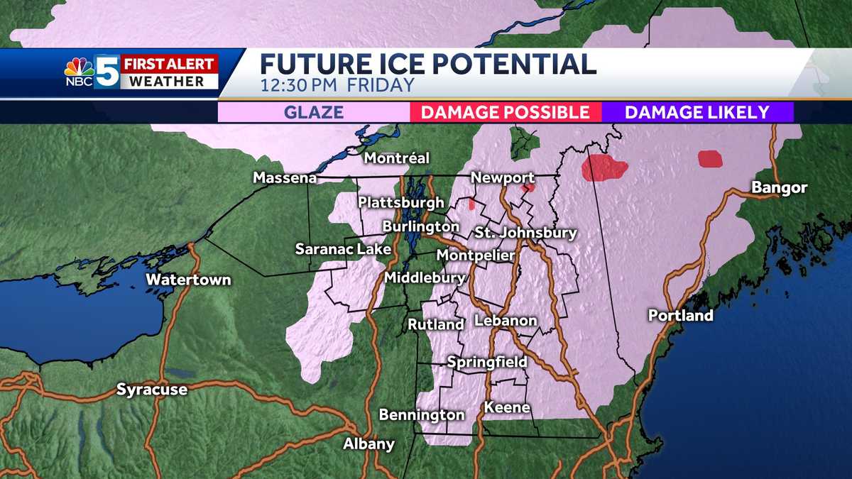 Freezing rain could make for icy commute Friday morning