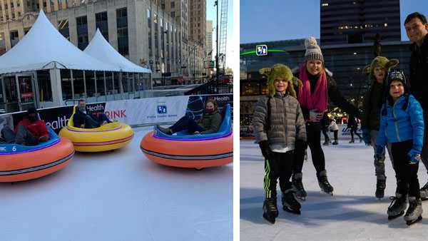 Fountain Square's ice skating rink, bumper cars open next month