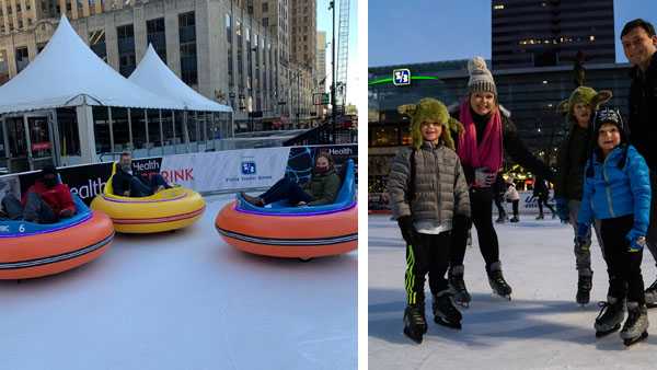 Fountain Square's ice skating rink, bumper cars return next week