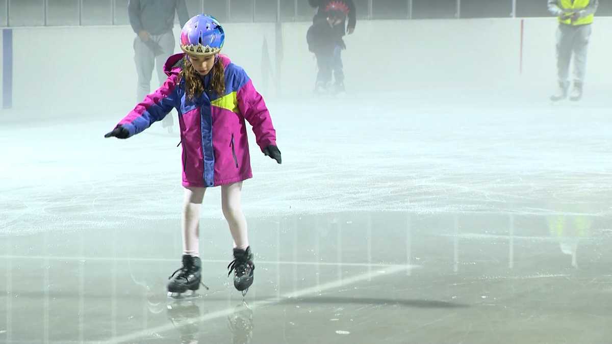 Ice skating back at Schenley Park in Pittsburgh