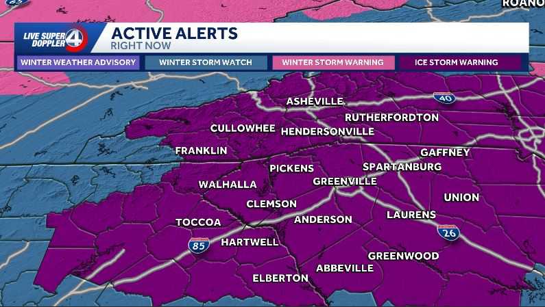 NWS upgrades Winter Storm Watch to Ice Storm Warning