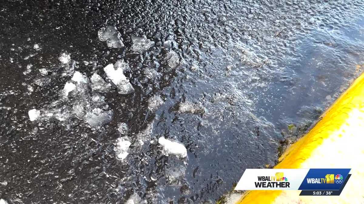 After icy weekend, officials concerned about refreeze on roads