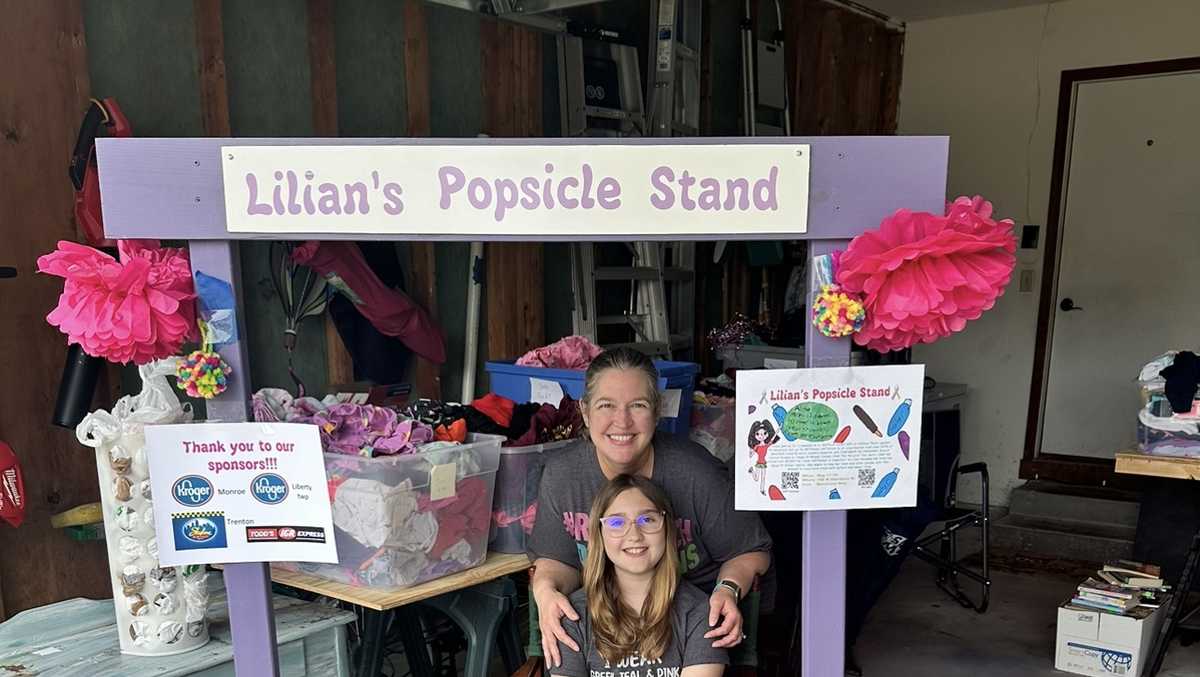 11-year-old girl uses popsicle stand to raise money for breast cancer ...