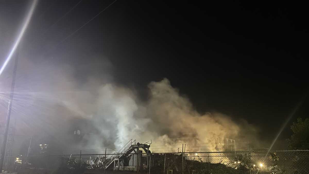 Massive fire at former paper company being investigated as suspicious ...