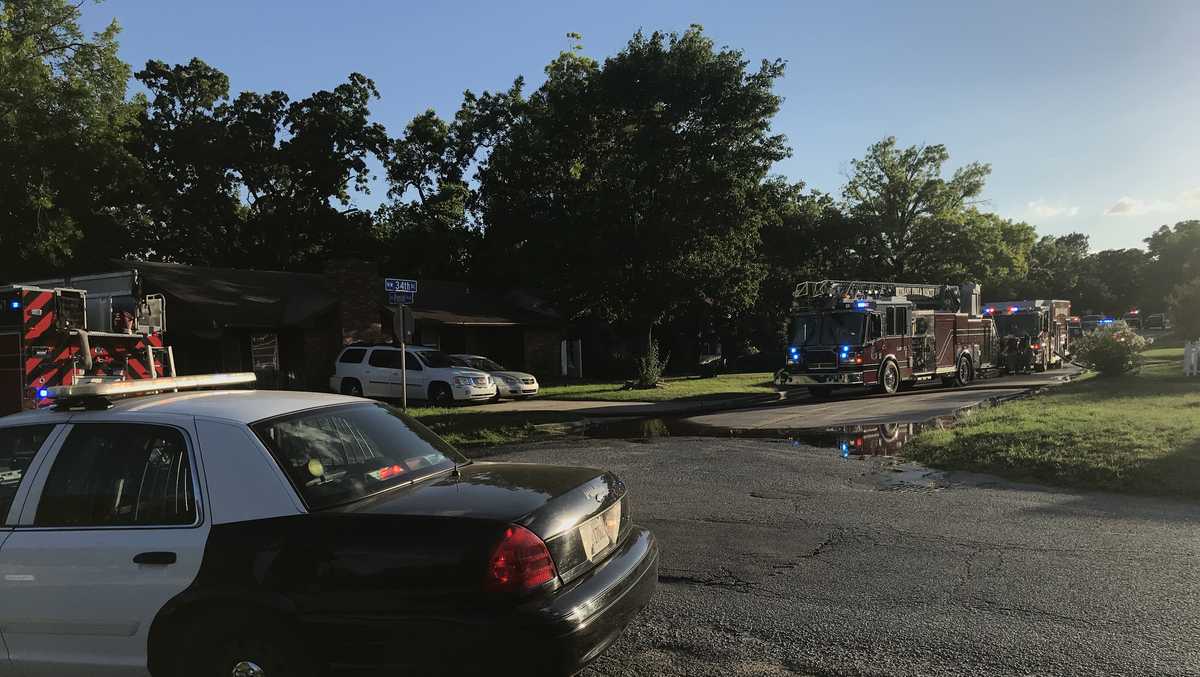 Two firefighters treated for heat-related injuries after Bethany house fire