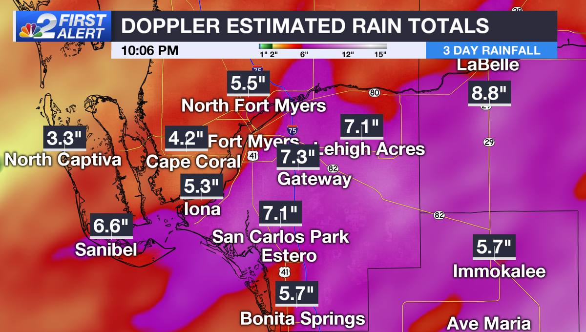 Fort Myers breaks rain record for second day in a row