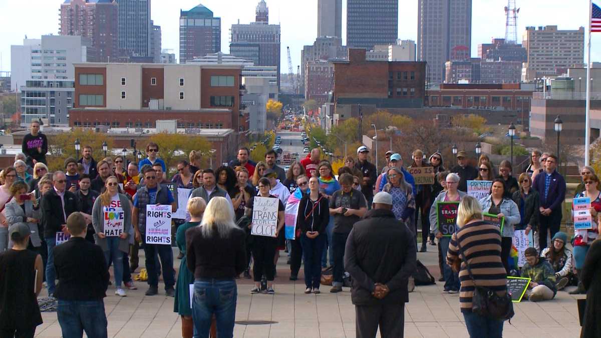 Demonstrators: Transgender community won't be erased