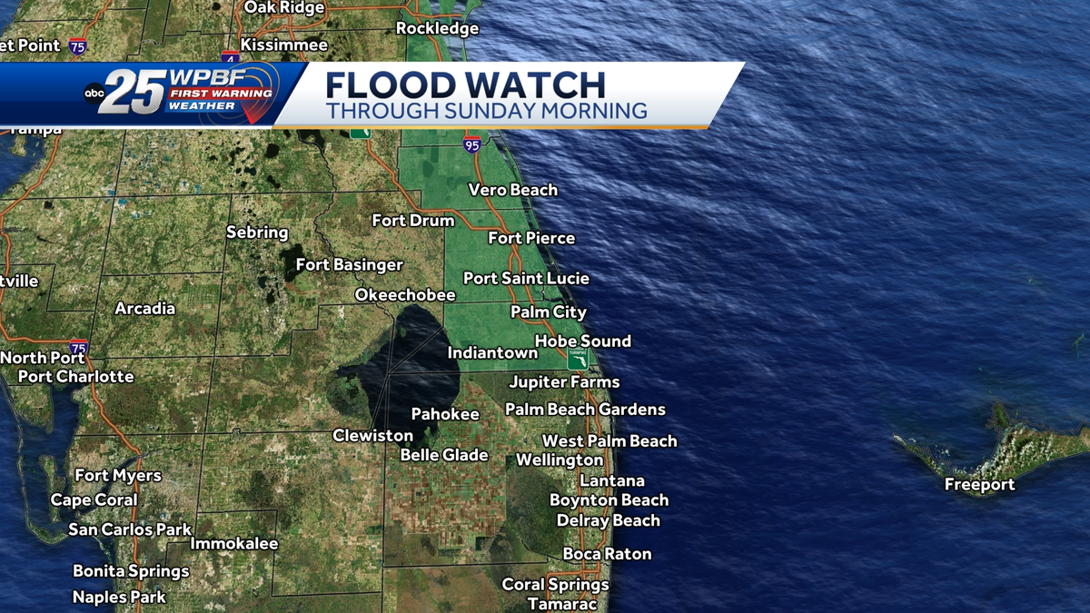 Flood Watch issued for Indian River, St. Lucie, Martin counties