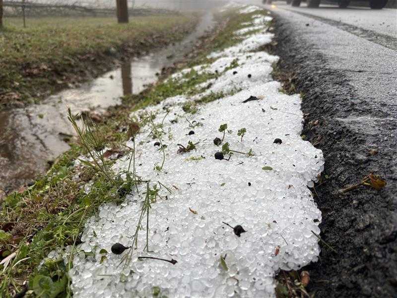 Tornado, large hail caught on camera amid strong storms that damaged ...
