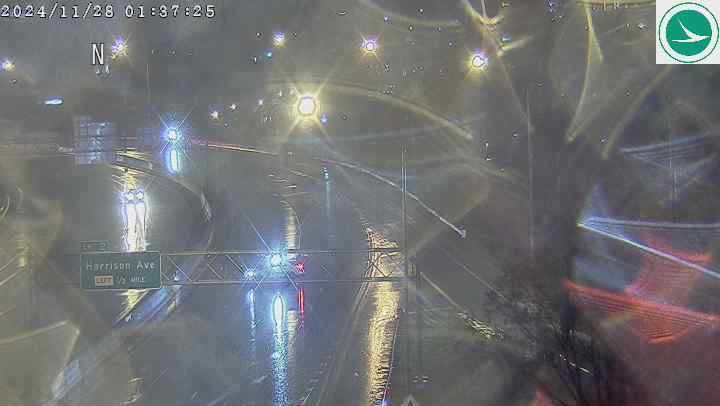 I-75 NB at Ezzard Charles Drive shut down due to crash