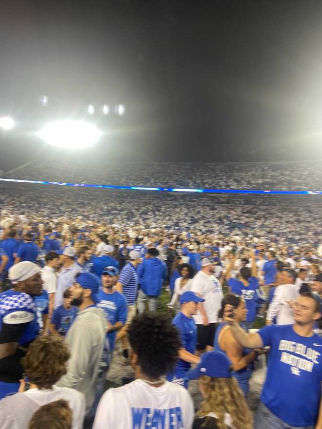 UK fined $250,000 by SEC for storming field after big Florida win