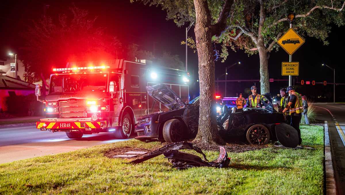 One injured in North Naples crash, taken by MedFlight to hospital