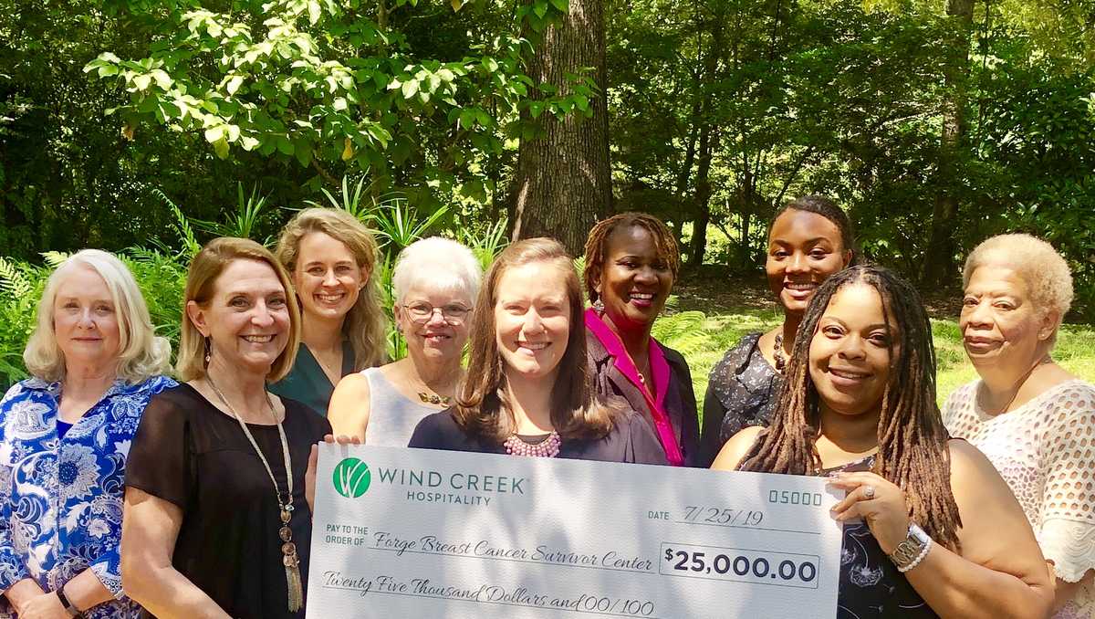 Donation made to help support breast cancer patients