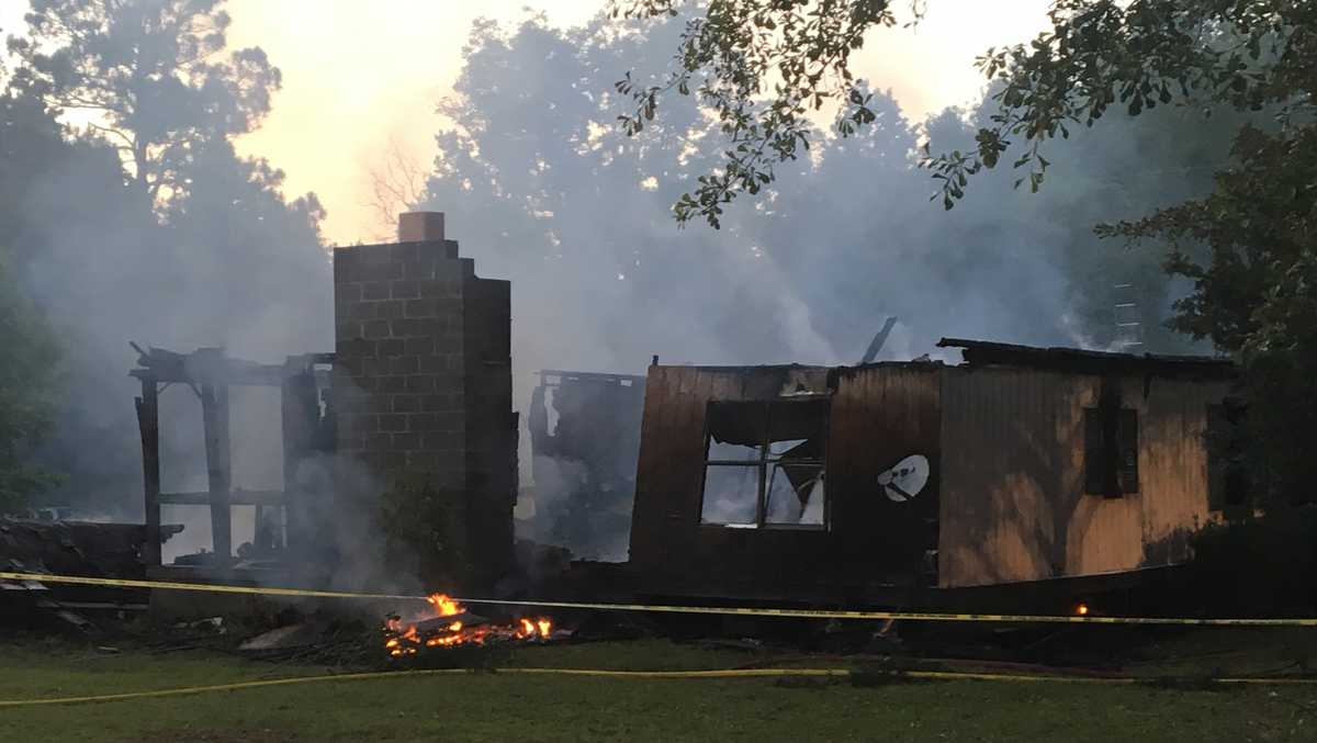 Intense fire destroys home in Tillman