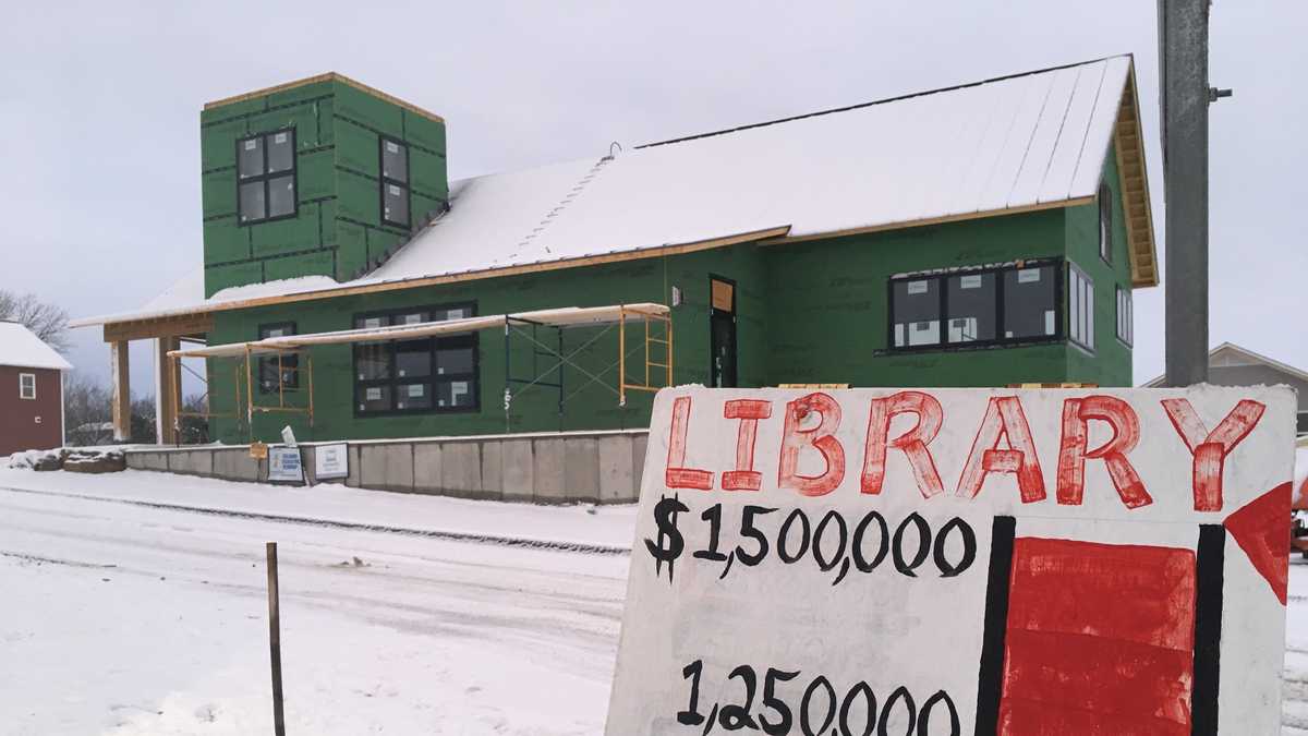 Community helps fund new library for Grand Isle County